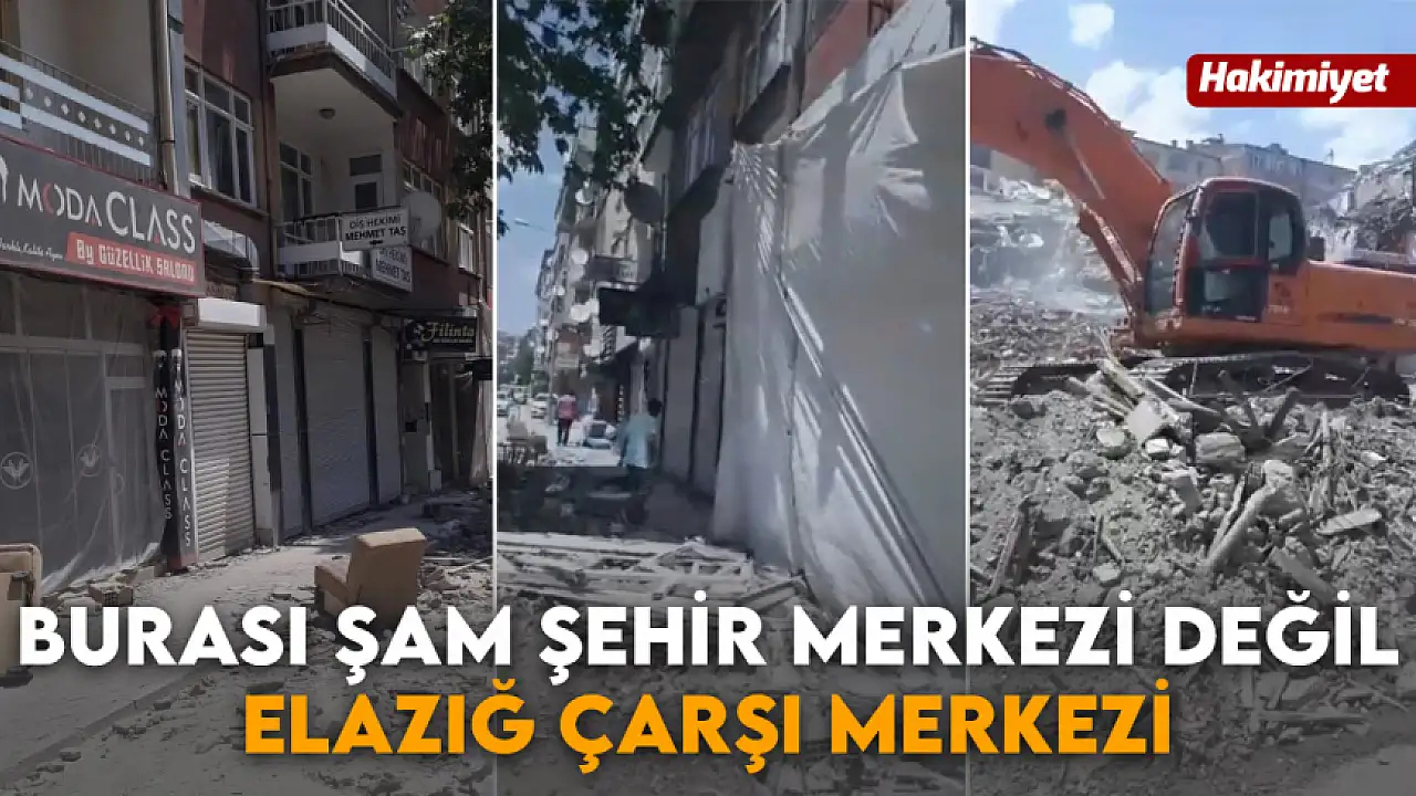 Burası Şam Şehir Merkezi Değil, Elazığ Çarşı Merkezi