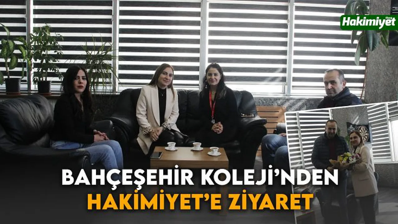 Bahçeşehir Koleji'nden Hakimiyet'e ziyaret